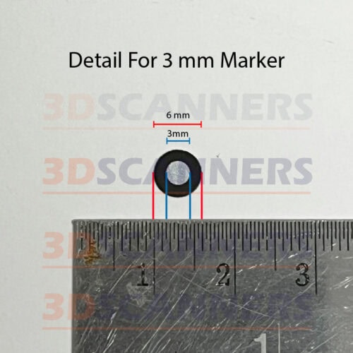 สติกเกอร์ 3 mm, 6 mm | Marker for 3D Scanner (แผ่นมาร์กเกอร์สำหรับแปะ ...